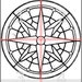 Compass Rose Stained Glass Pattern - Etsy