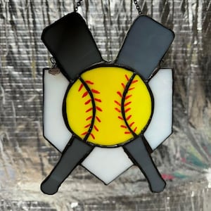 Baseball Stained Glass Pattern PDF - Etsy