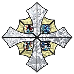 Viking Cross Spinner Stained Glass Pattern - Etsy