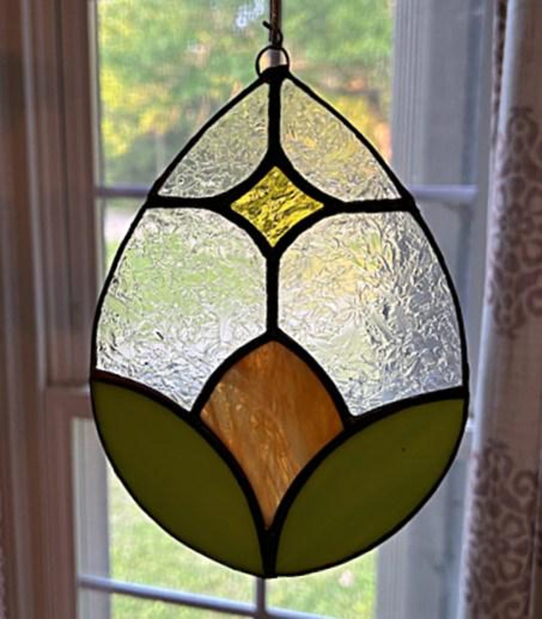 Easy Beginner Teardrops Stained Glass Patterns - Etsy