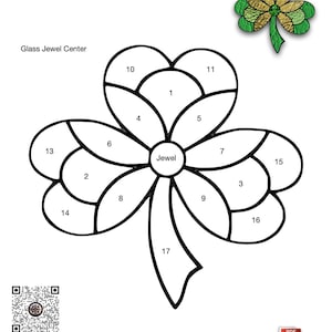 Easy Shamrock Stained Glass Pattern - Etsy