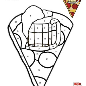 Pizza and Beer Stained Glass Pattern - Etsy