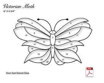 Mountain Beaver Stained Glass Pattern PDF Printable Download - Etsy