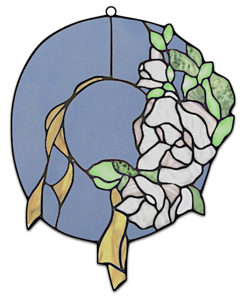 Magnolia Hat Stained Glass Pattern PDF - Etsy