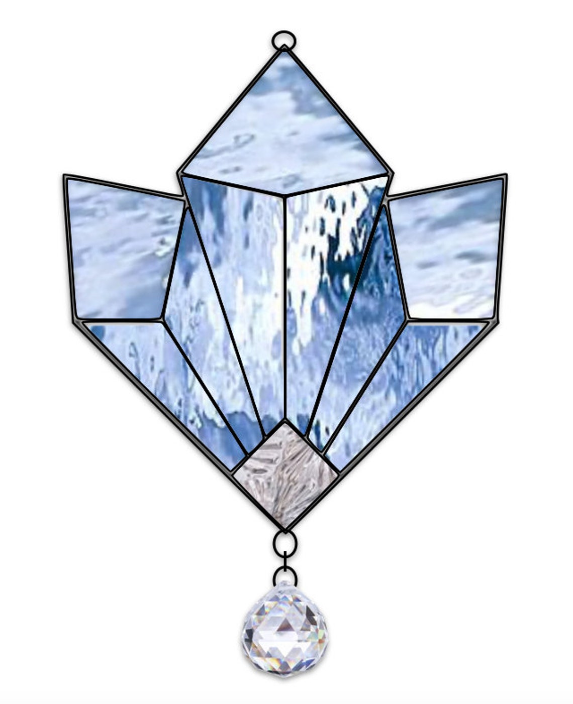 Crystal Hanger Prism Stained Glass Pattern PDF - Etsy