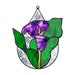 Calla Lily Teardrop Stained Glass Pattern - Etsy