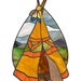 Teepee Teardrop Stained Glass Pattern - Etsy