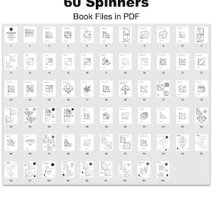 60 Spinners PDF Book Files- Stained Glass Patterns - Etsy
