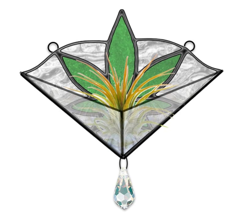 Weed Air Plant Hanger Stained Glass Pattern PDF - Etsy
