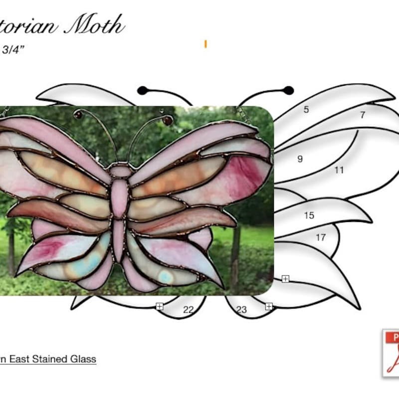 Moth Stained Glass - Etsy