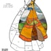 Teepee Teardrop Stained Glass Pattern - Etsy