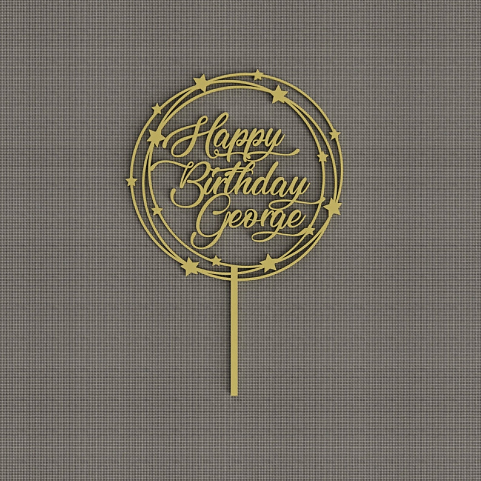 Personalized Birthday Cake Topper Birthday Name Cake Topper - Etsy