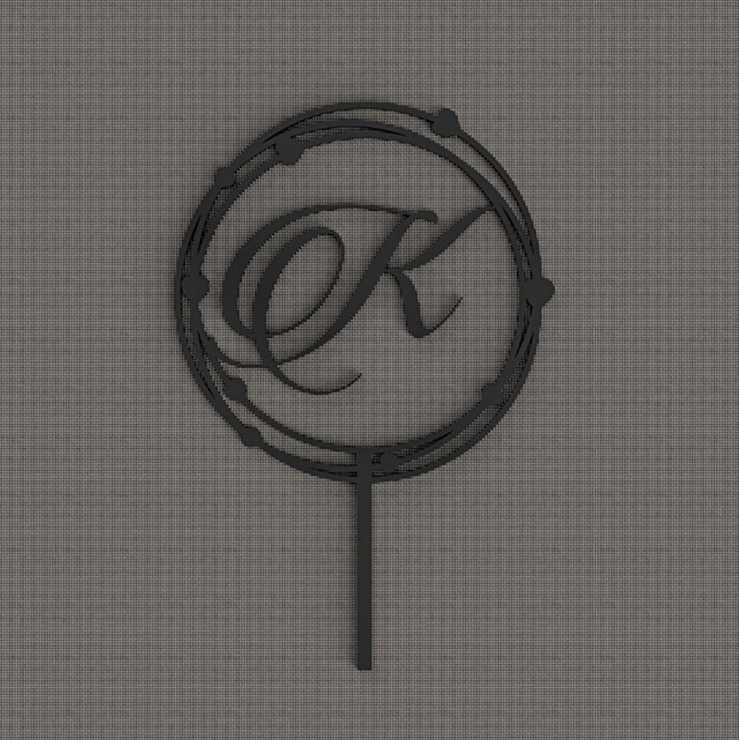 Customized Monogram Cake Topper Birthday Name Cake Topper - Etsy