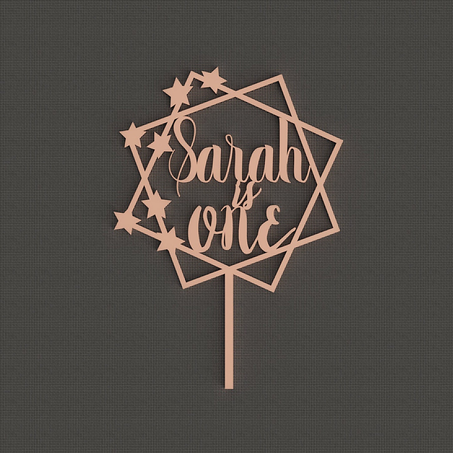 Birthday Cake Topper, Customized Birthday Cake Topper, Happy Birthday ...