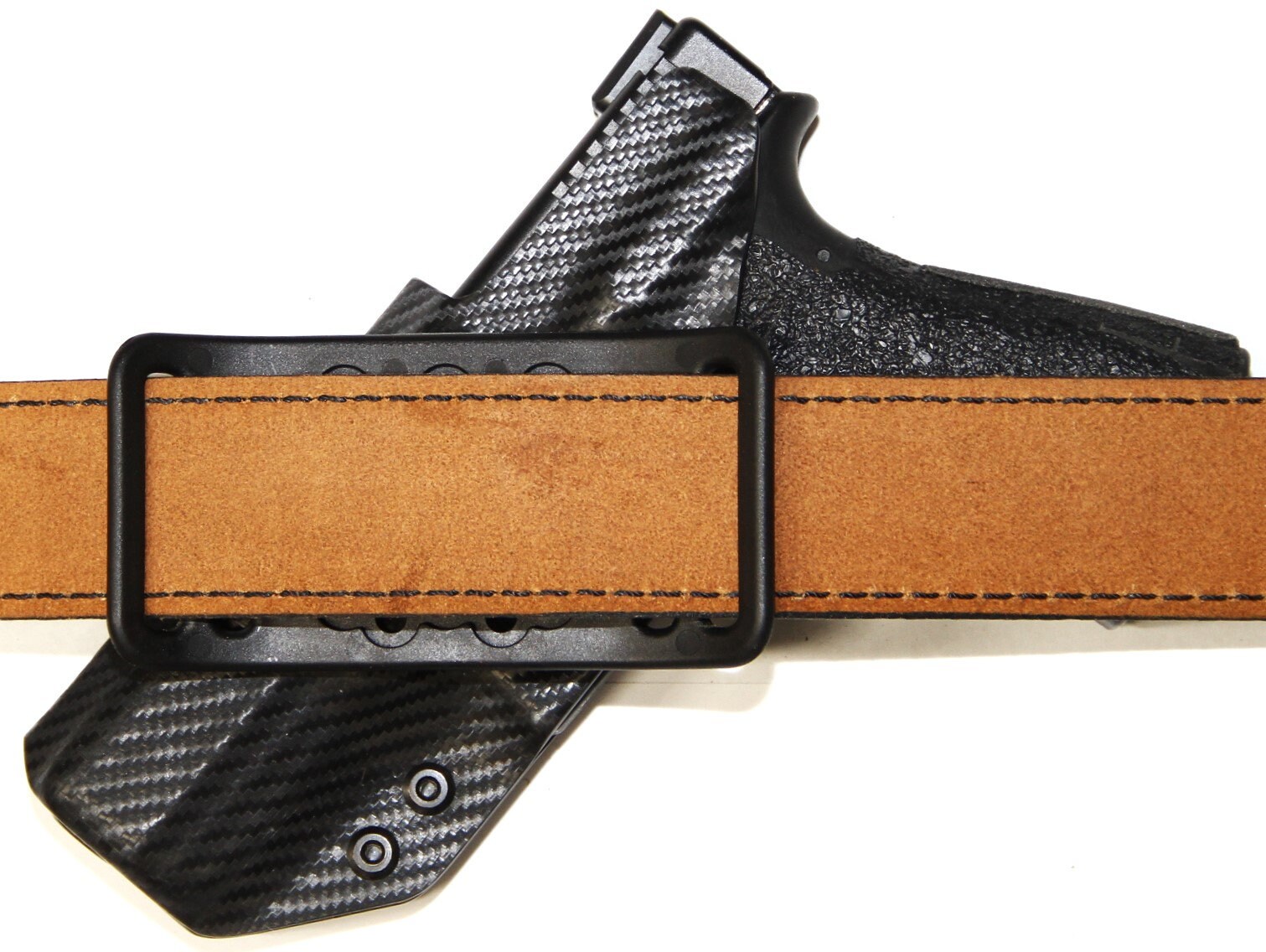 REVKEL Custom Kydex OWB 2 Slot Belt Slide Cross Draw Holster Compatible ...