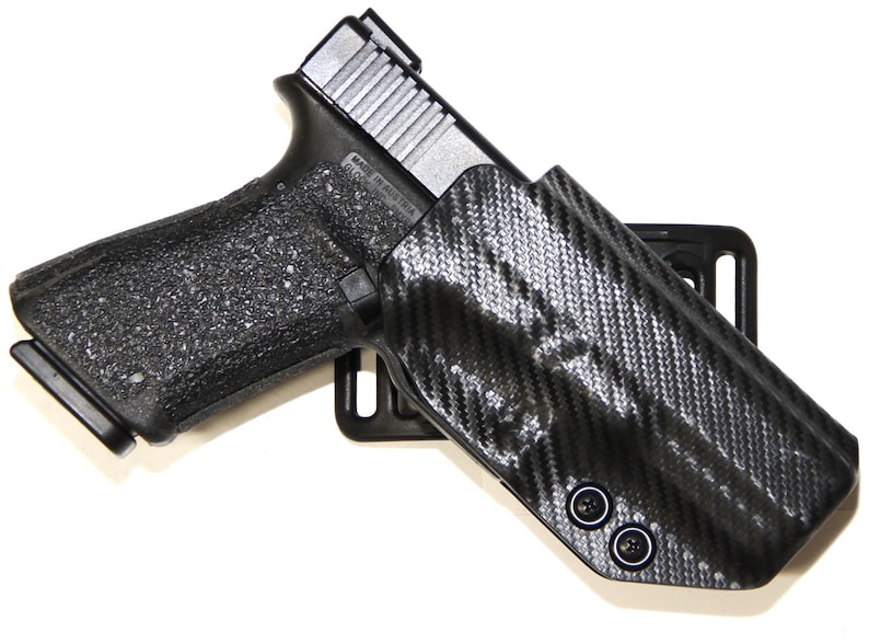 REVKEL Custom Kydex OWB 2 Slot Belt Slide Cross Draw Holster Compatible ...