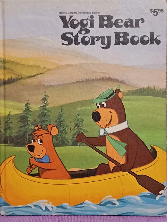 Yogi Bear Story Book Hanna Barbera Authorized Etsy