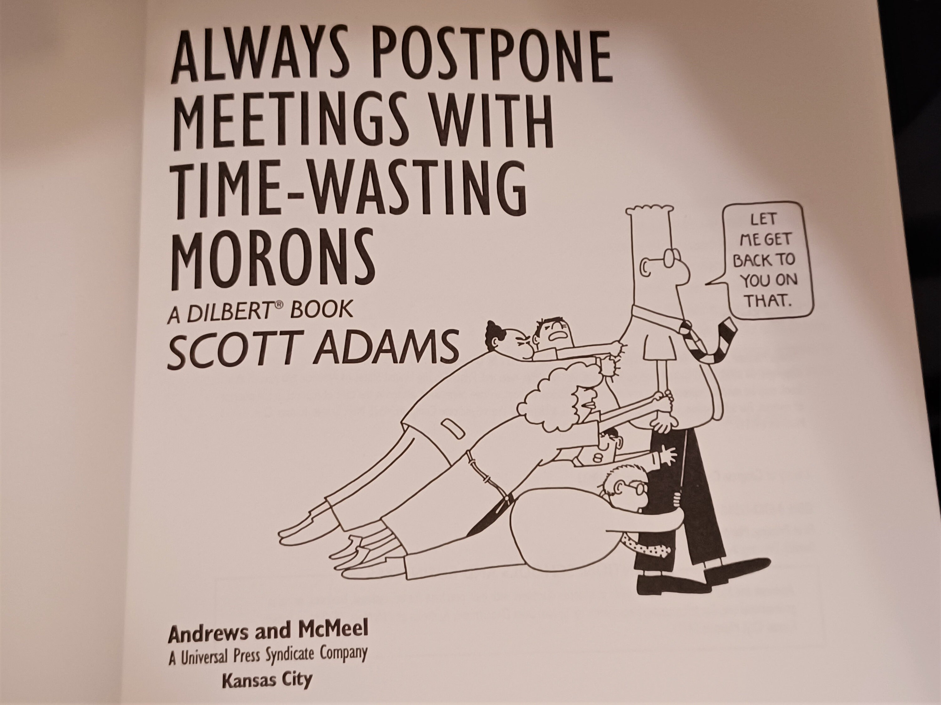 Scott Adams-set of Two Dilbert Cartoon Character Business and ...