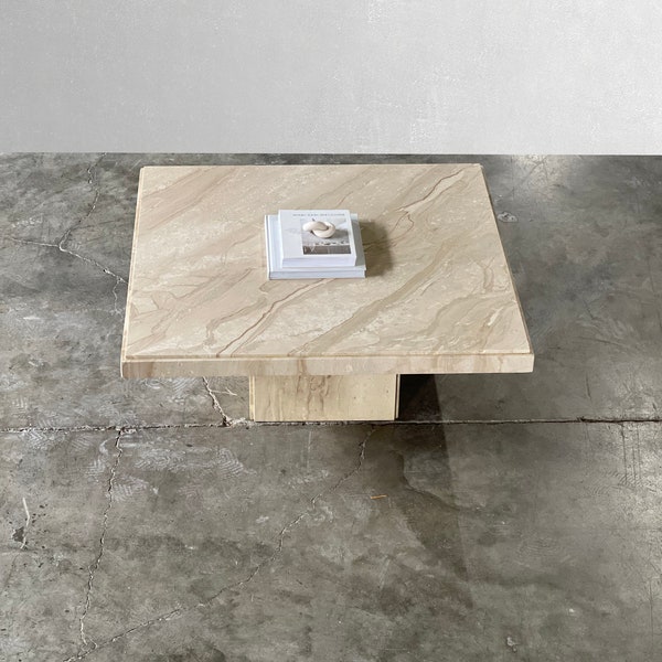 Travertine Coffee Table - Etsy
