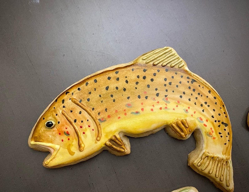 Fish trout Sugar Cookies - Etsy