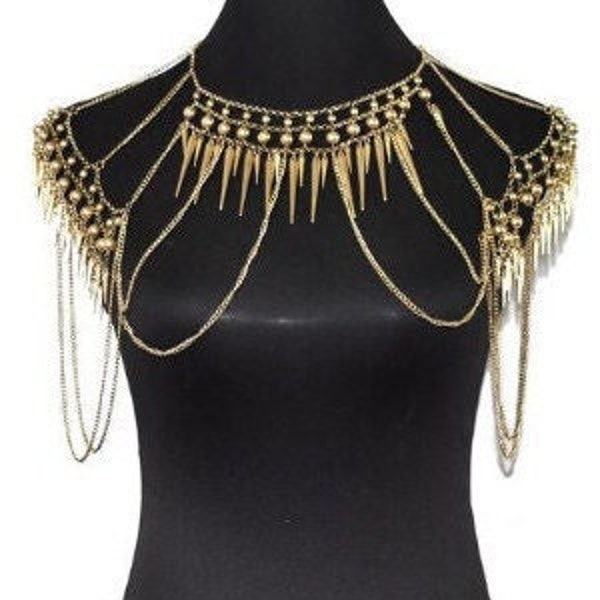 Shoulder Necklace - Etsy