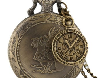 Rabbit Pocket Watch - Etsy