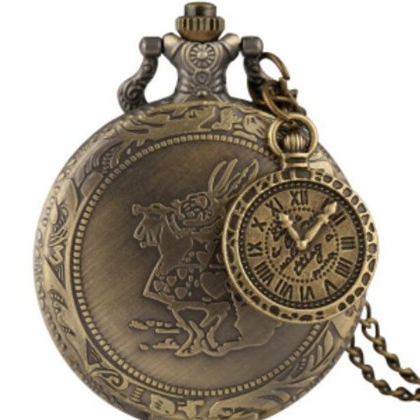 Rabbit Pocket Watch - Etsy
