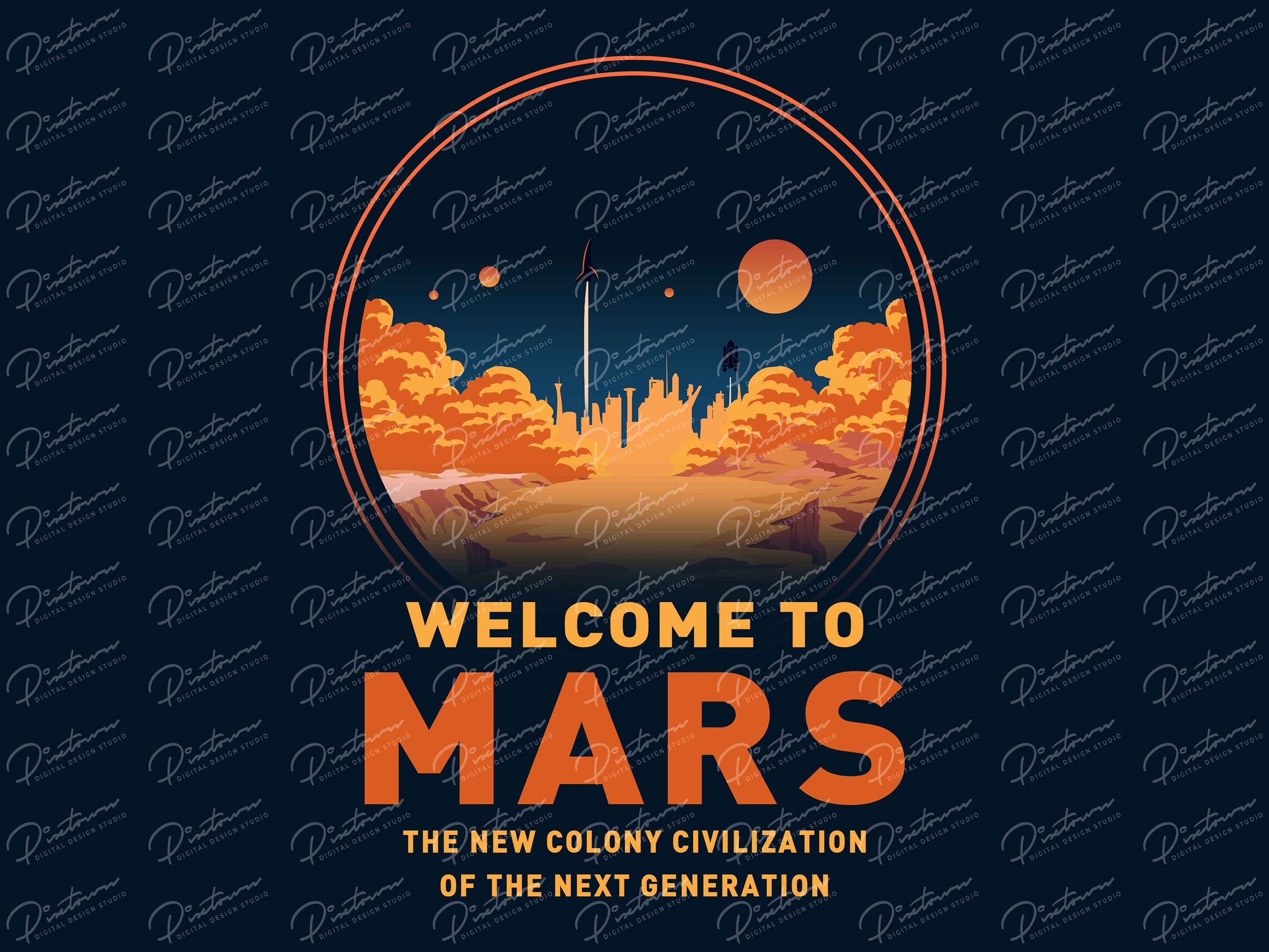 Welcome To Mars Spacex Mat