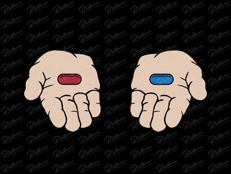 Blue Pill or Red Pill Digital Design Download - Etsy