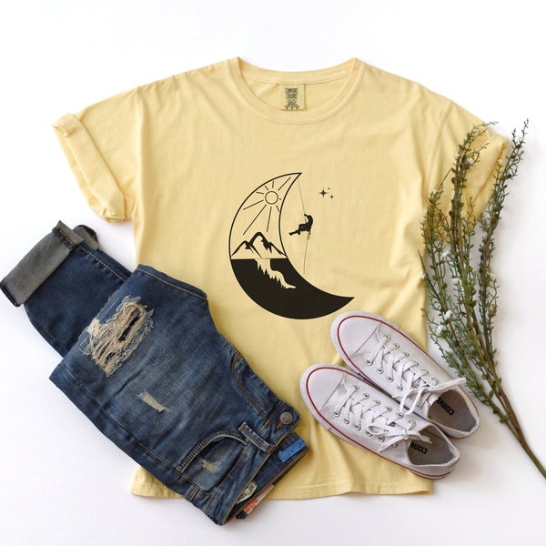 Climbing T Shirt - Etsy
