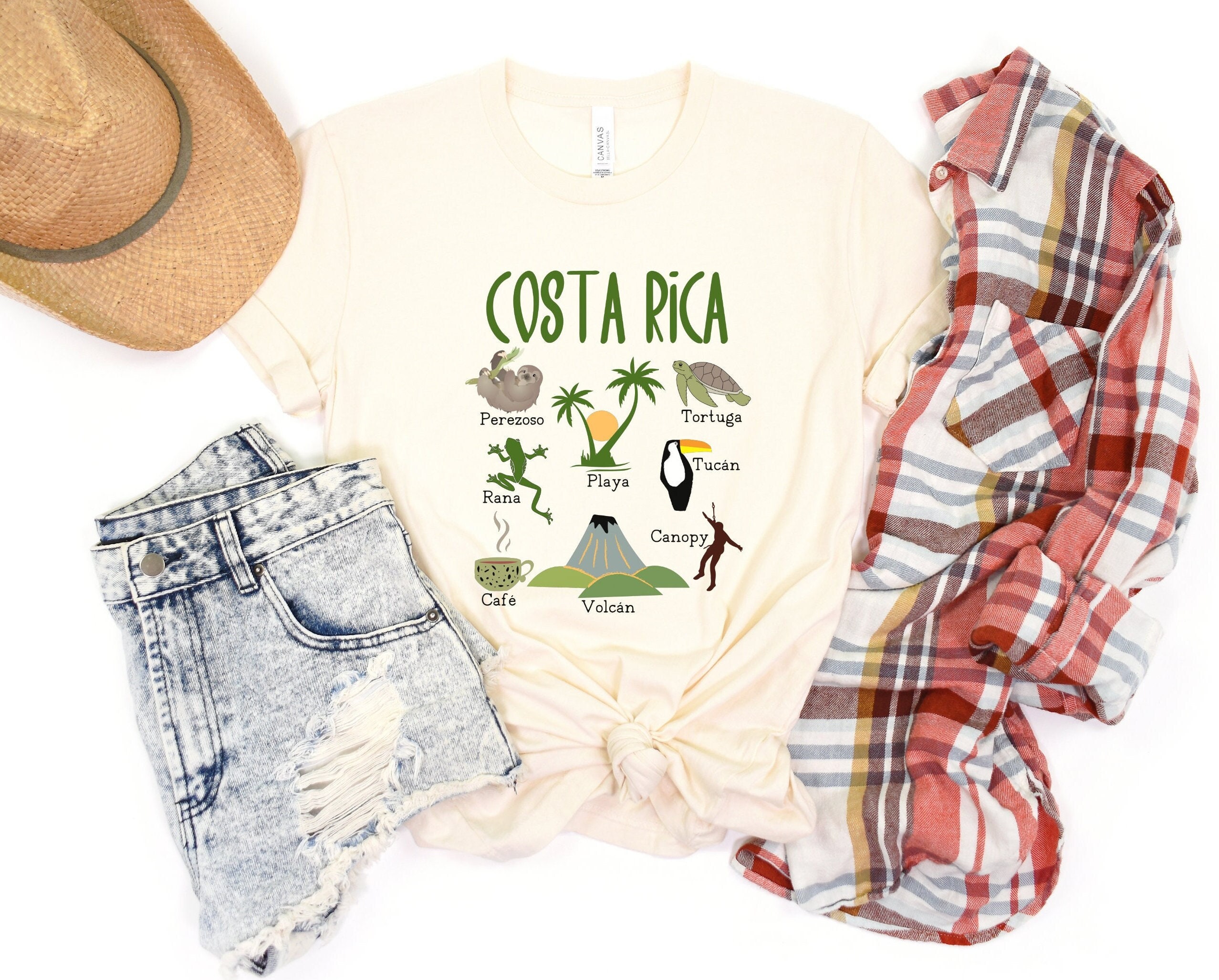 Costa Rica Trip T-shirt Gifts, Women's Costa Rica Birthday Travel ...