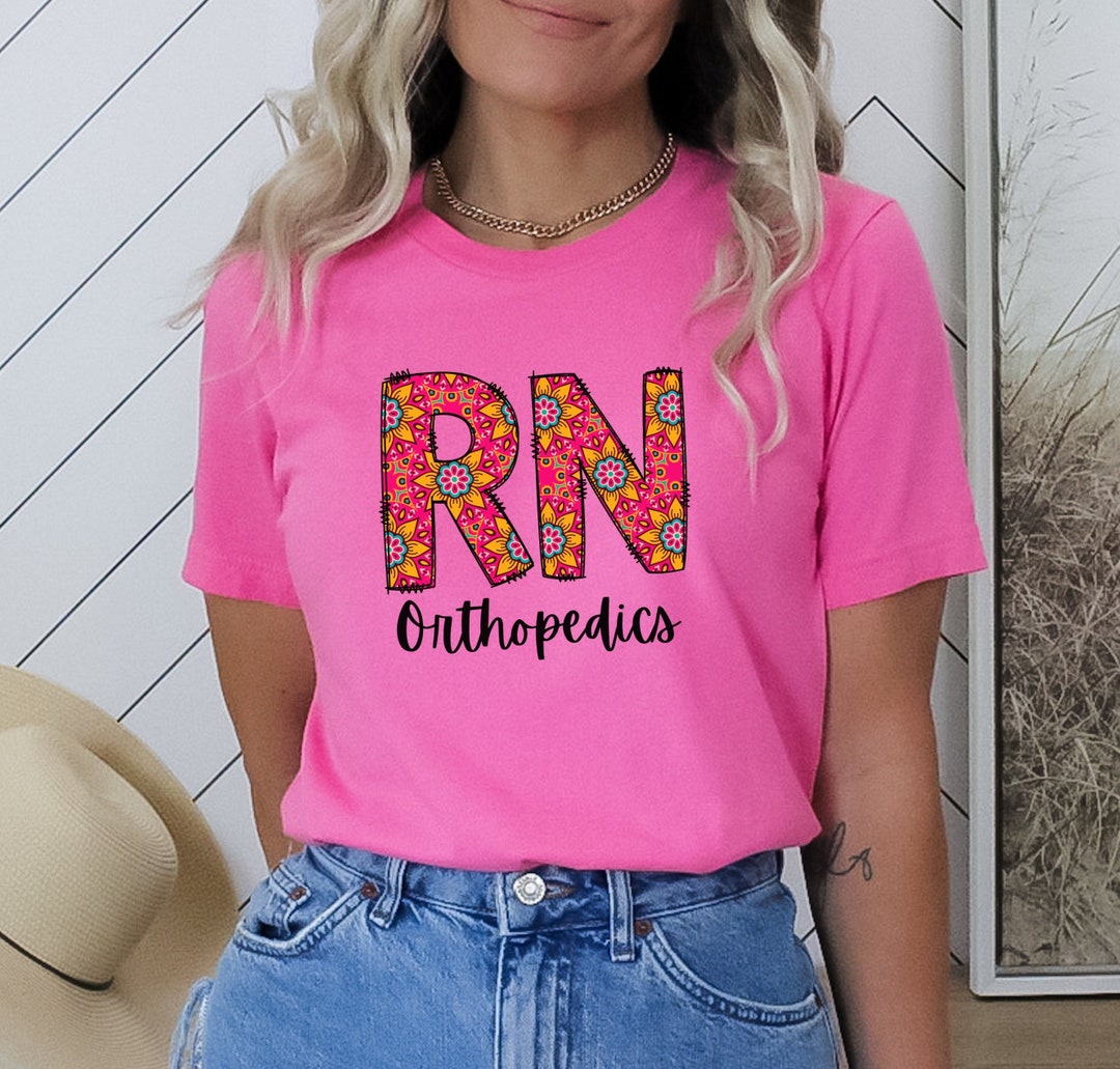 Orthopedic Nurse T-shirt Gifts, Ortho RN Shirt, Orthopedic Surgery ...