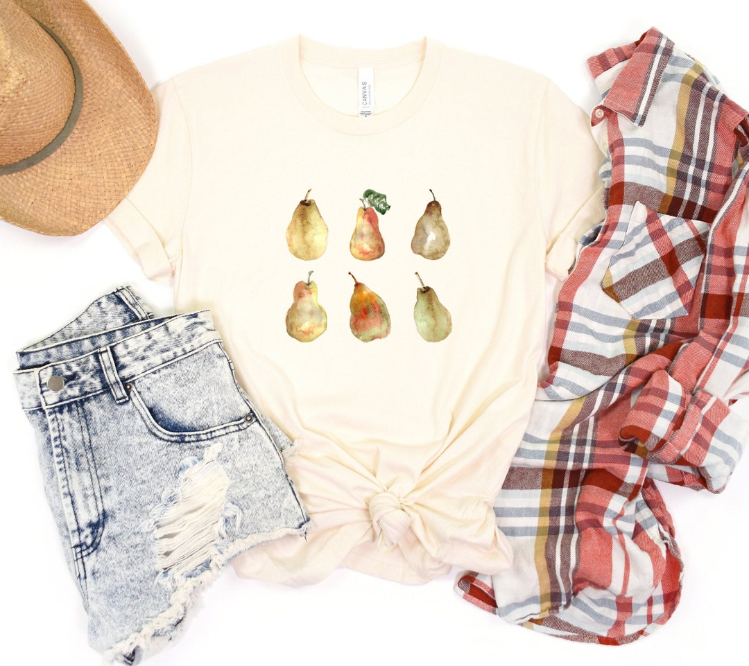 Pears Fruit Garden T-shirt Gifts, Women's Gardening Veggie Shirt ...