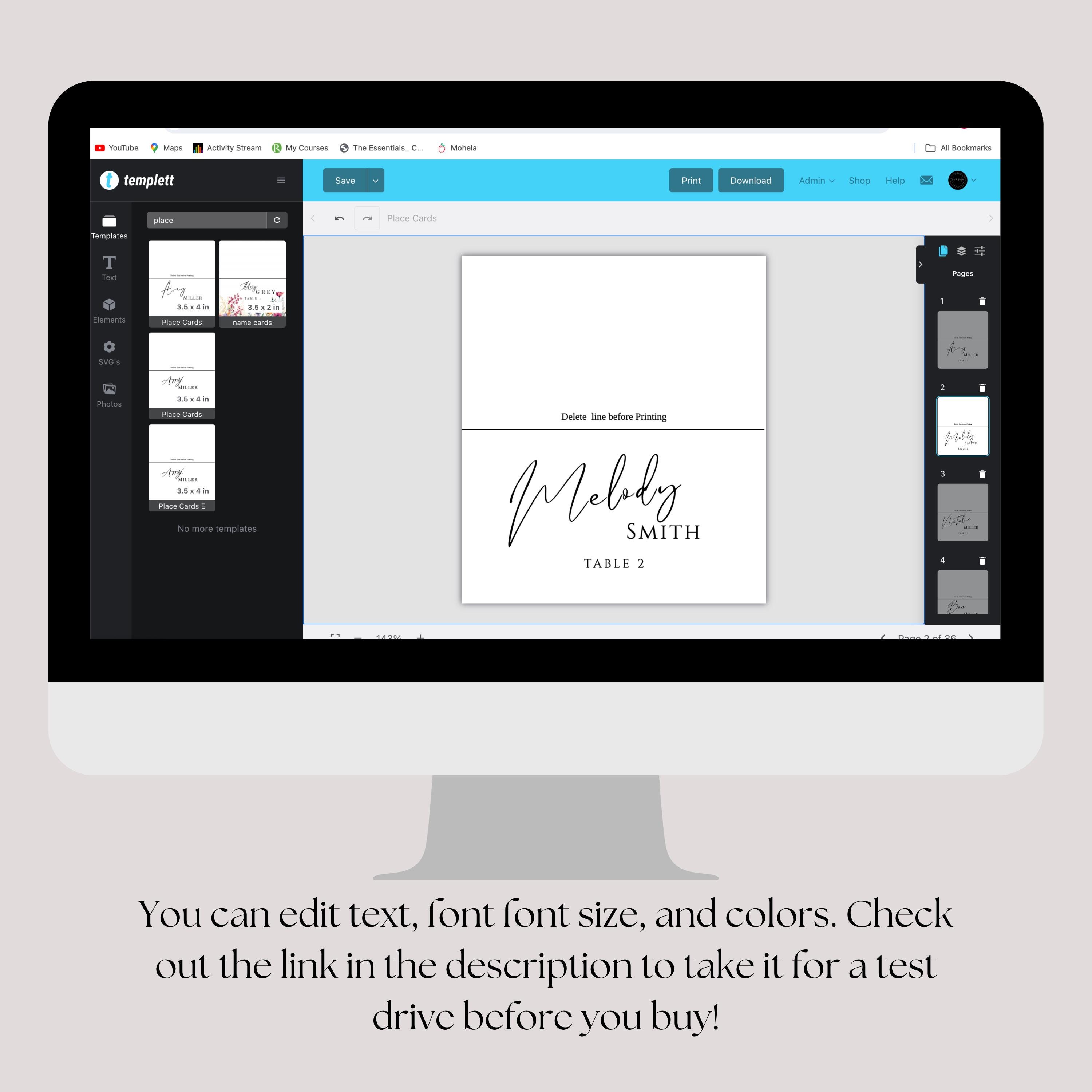 Folded Name Cards, Place-holder for Reception, Wedding Table Names ...