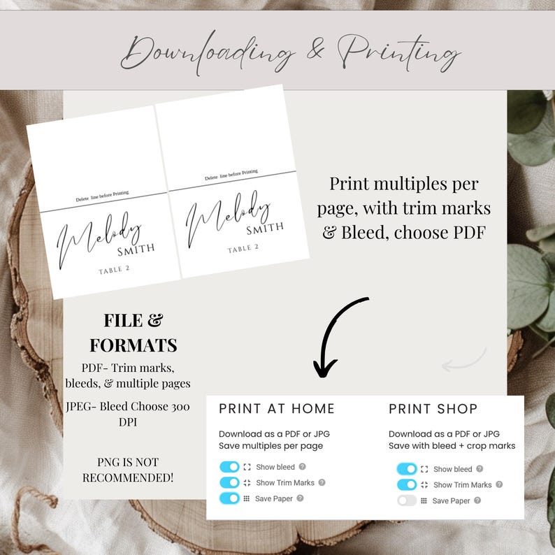 Folded Name Cards, Place-holder for Reception, Wedding Table Names ...