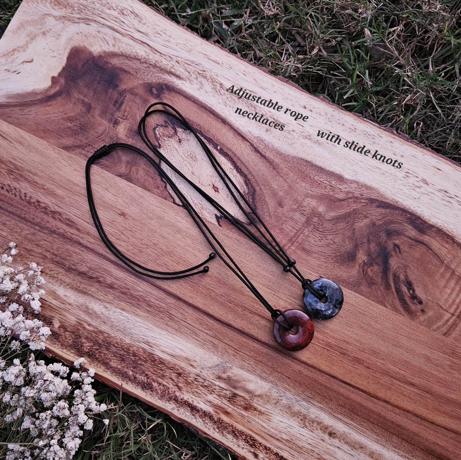 Smooth Slide Adjustable Rope Necklaces, Sealed Knots, Slide Knot ...
