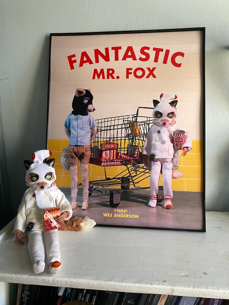 Fantastic Mr Fox Poster // Wes Anderson Fan Art Ash - Etsy