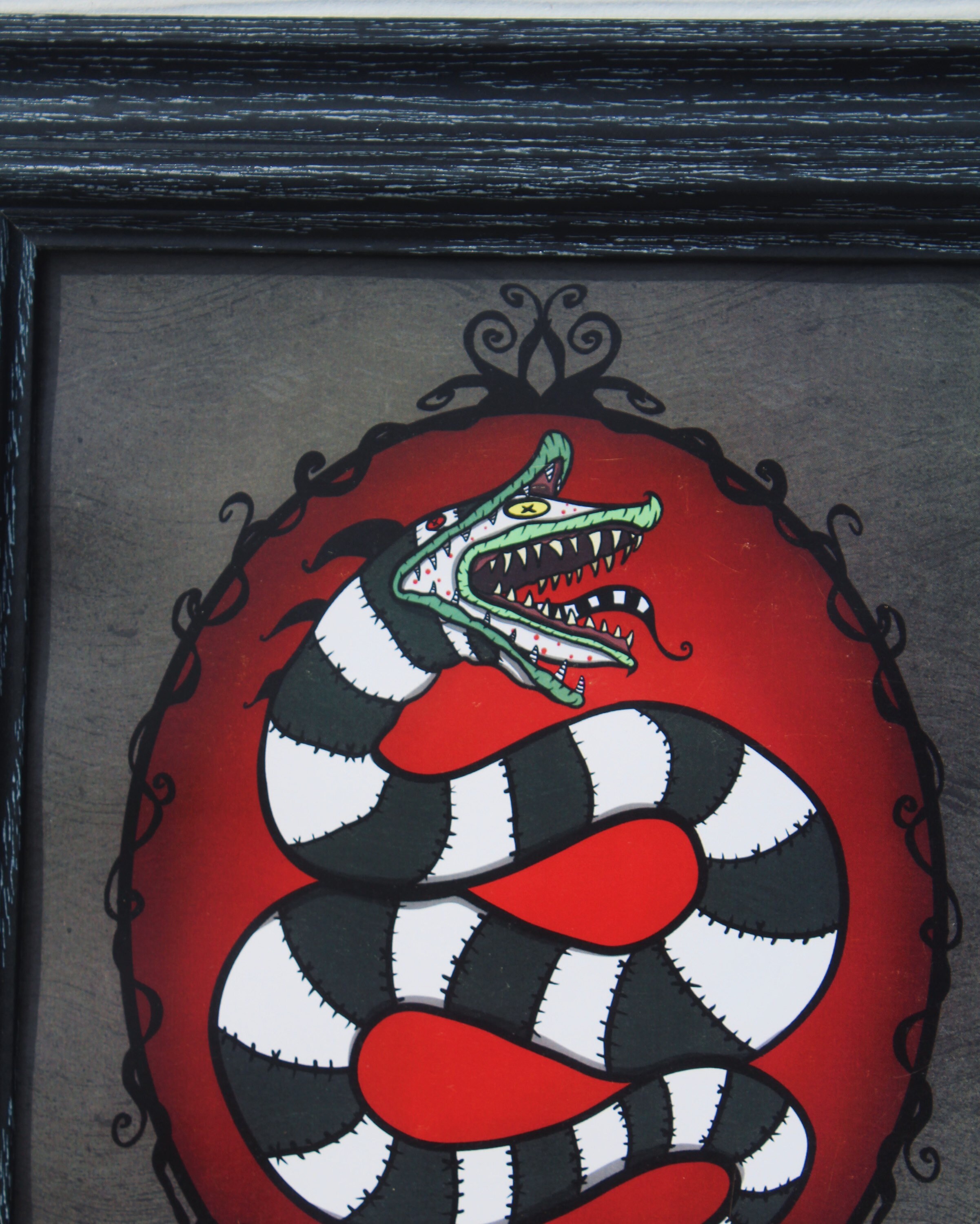 Sandworm Art Print // Halloween Decor Beetlejuice Spooky - Etsy