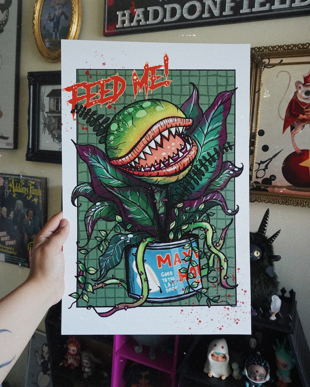 Audrey 2 Poster // Little Shop of Horrors Print FEED ME - Etsy