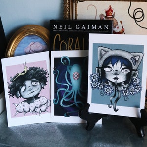 Wybie Button Eyes Art Print// Other Wybie Wyborn Print Coraline ...