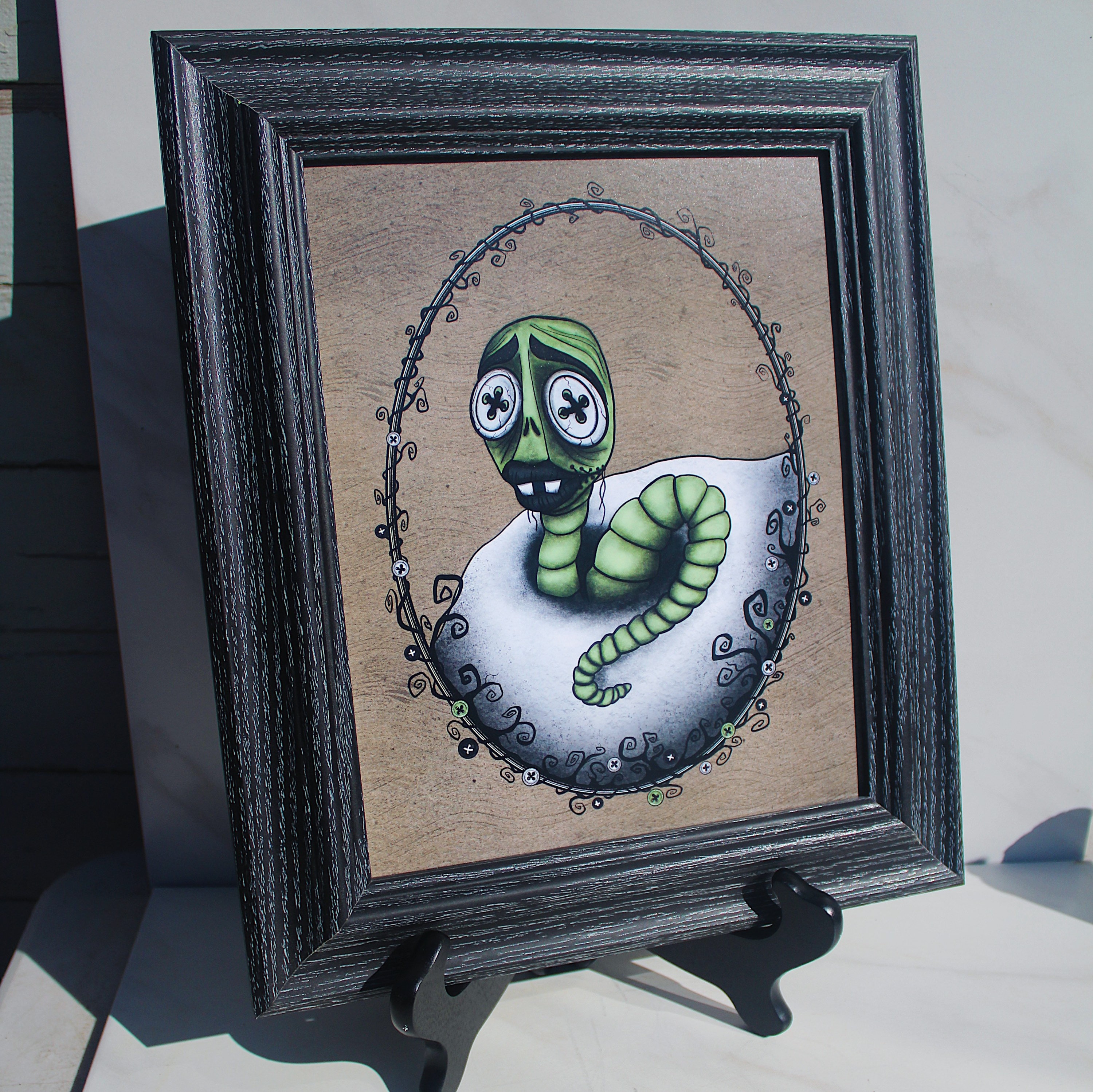 Maggot Art Print / Corpse Bride Burton Print - Etsy