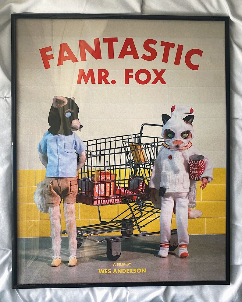 Fantastic Mr Fox Poster // Wes Anderson Fan Art Ash - Etsy
