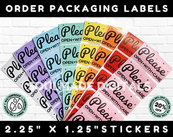 Open With Care Sticker - Etsy