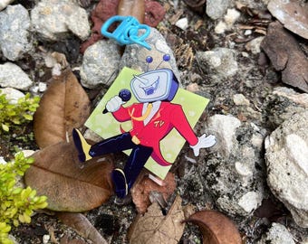 Deltarune Chapter 3 Tenna Acrylic Keychain - Etsy