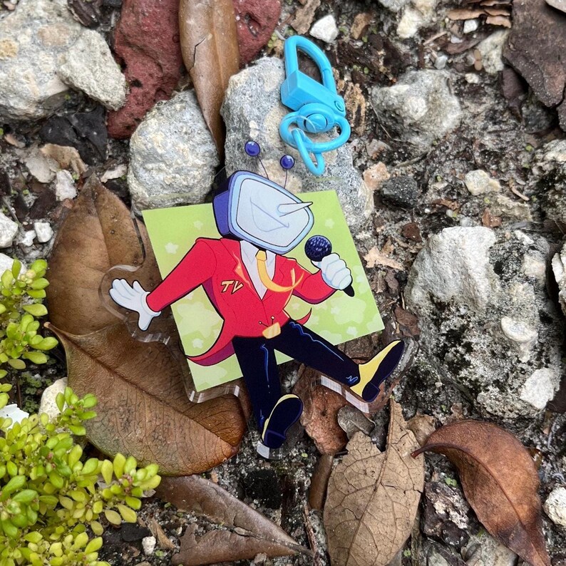Deltarune Chapter 3 Tenna Acrylic Keychain - Etsy