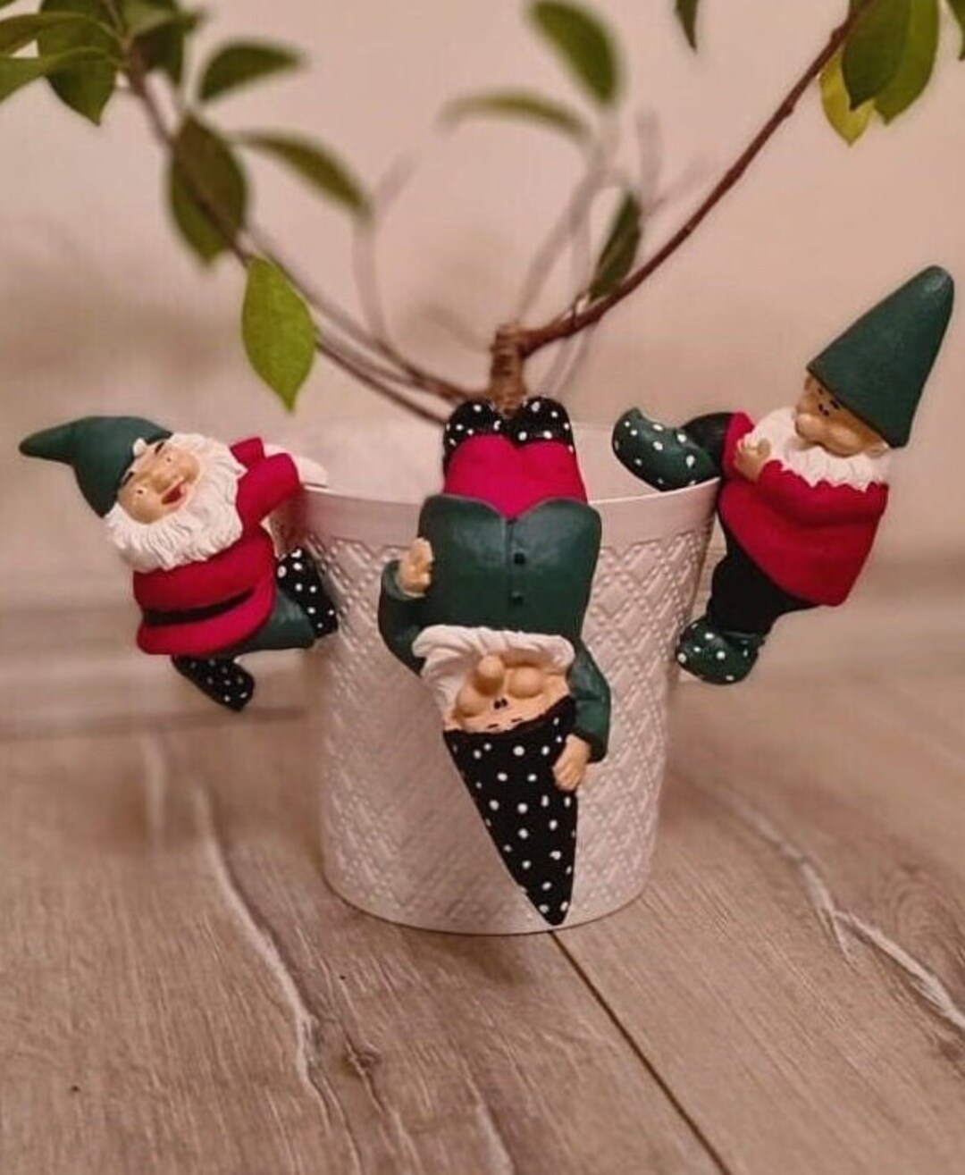 Climbing Hat Dwarf Pot Hanging,plant Pots,easter Time,pot Ornament ...