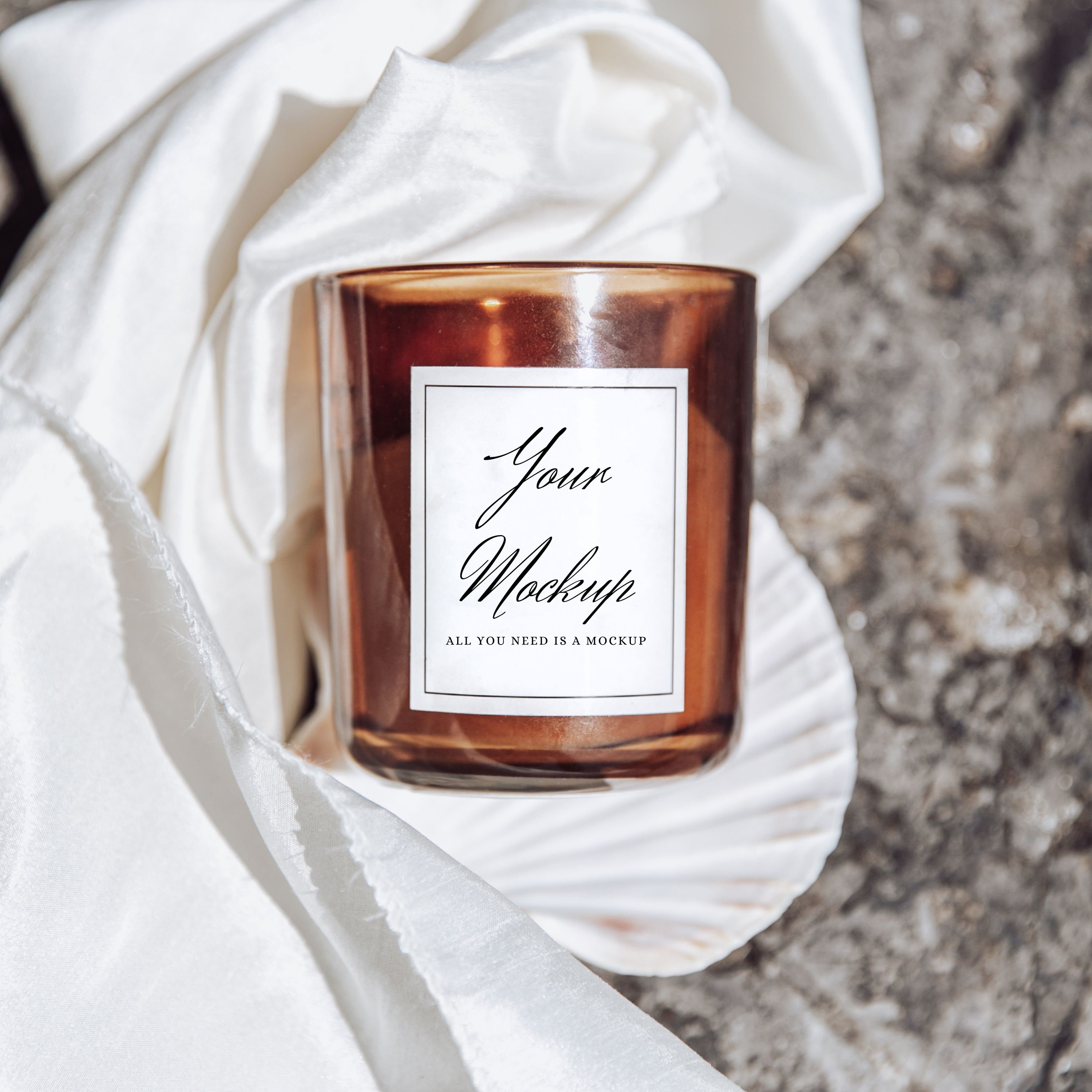 Elegant Candle Mockup, Candle Mockup, Candle Label Mockup, Mockup ...