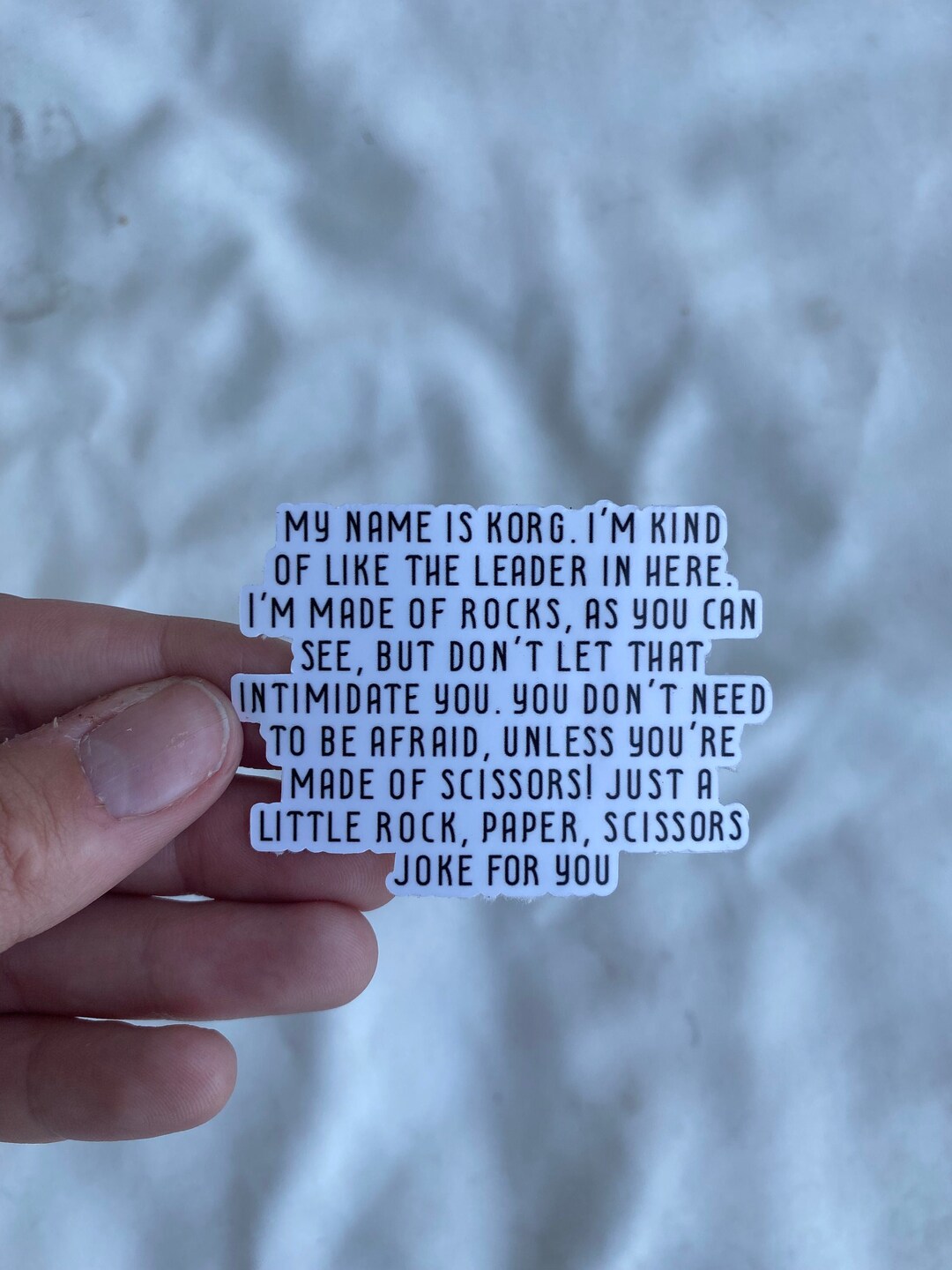 Korg Quote Sticker Sticker Pack, Laptop Sticker, Water Bottle Sticker ...