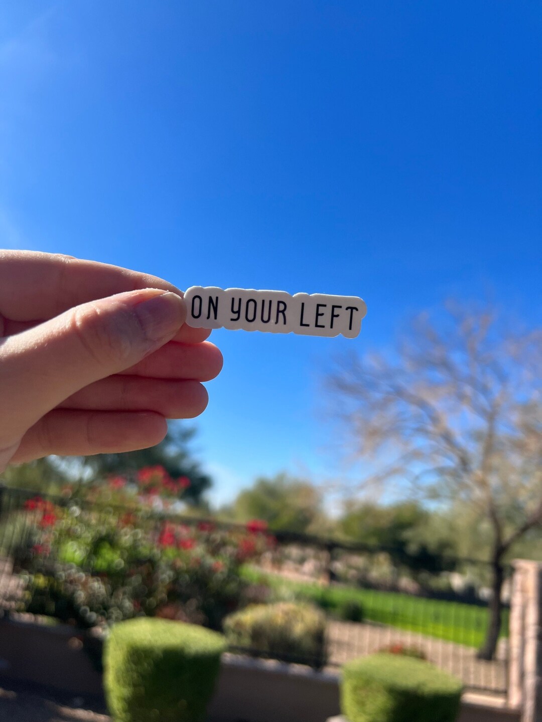 On Your Left Sticker Sticker Pack, Laptop Sticker, Water Bottle Sticker ...