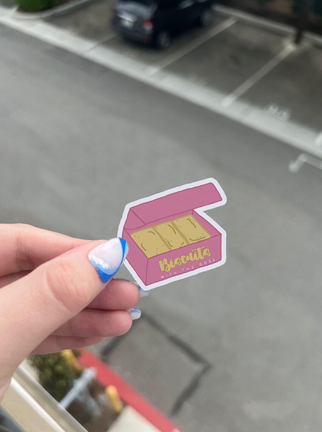 Biscuits With the Boss Sticker | Sticker Pack, Laptop Sticker, Water ...